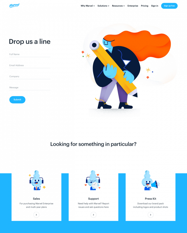 20 Best Contact us Page Examples For Design Inspiration - SaaS Landing ...
