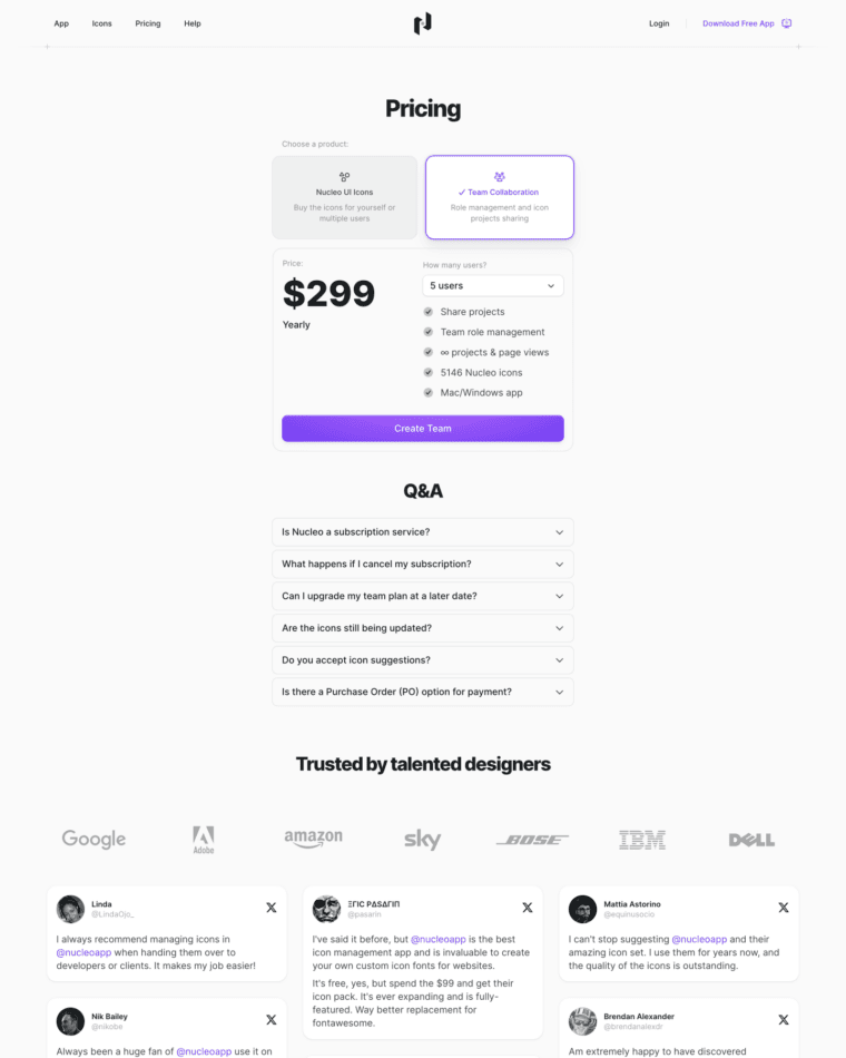 64 Best Pricing Page Examples For Design Inspiration - SaaS Landing Page