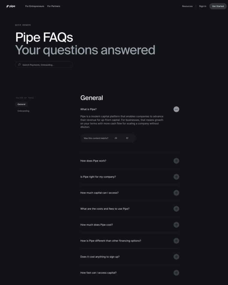 25 Best FAQ Page Examples For Design Inspiration - SaaS Landing Page