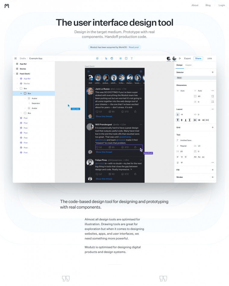 8 SaaS landing page examples using Untitled Sans font - SaaS Landing Page