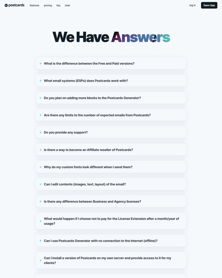 25 Best FAQ Page Examples For Design Inspiration - SaaS Landing Page