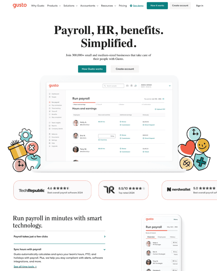 2 SaaS landing page examples using GCentra font - SaaS Landing Page