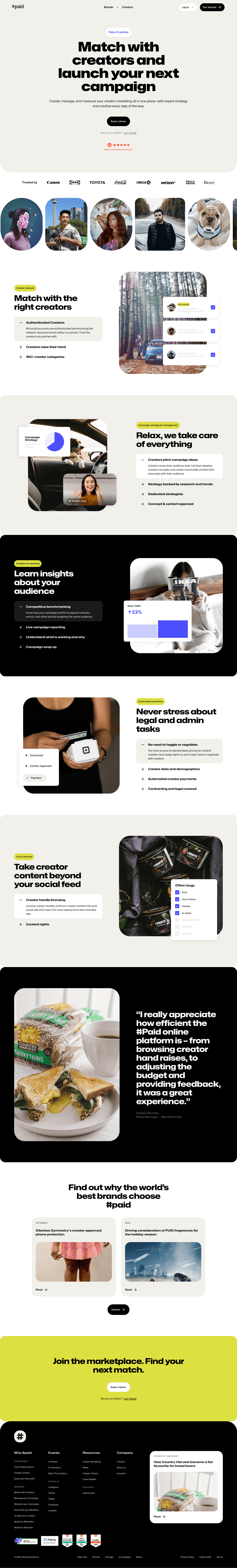 #paid features page - SaaS Landing Page