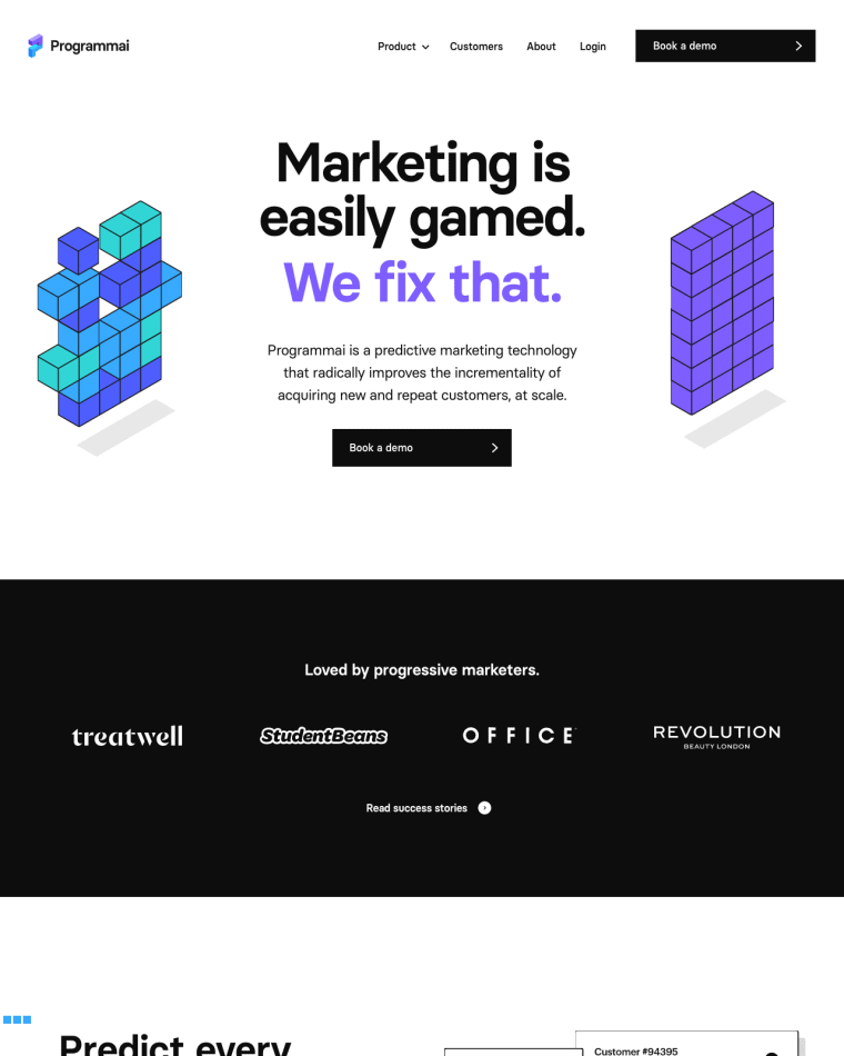6 SaaS landing page examples using Basier Circle font - SaaS Landing Page