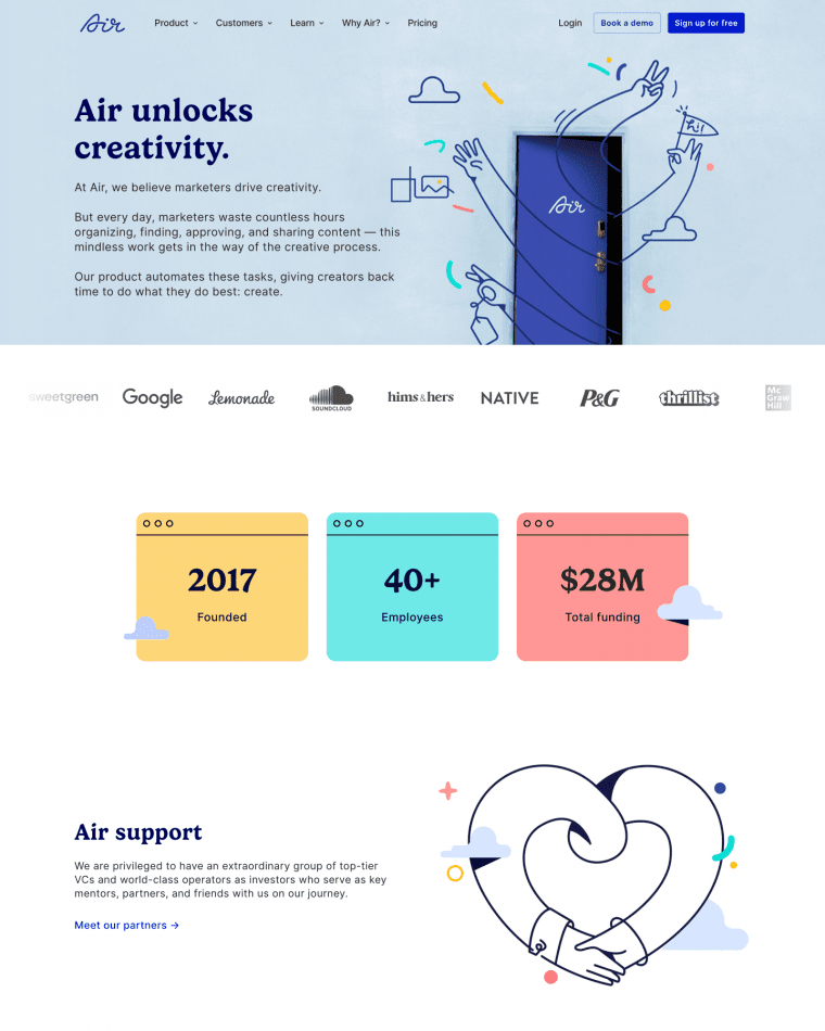 50 Best About us Page Examples For Design Inspiration - SaaS Landing Page