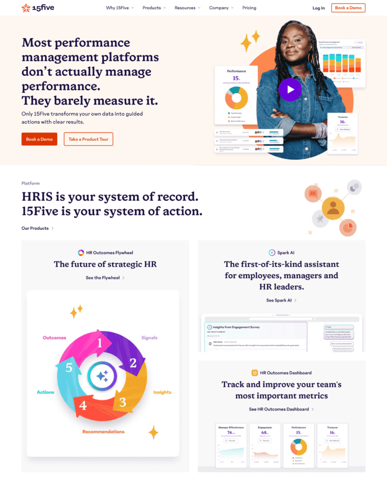 22 Best HR Landing Page Examples For Design Inspiration - SaaS Landing Page