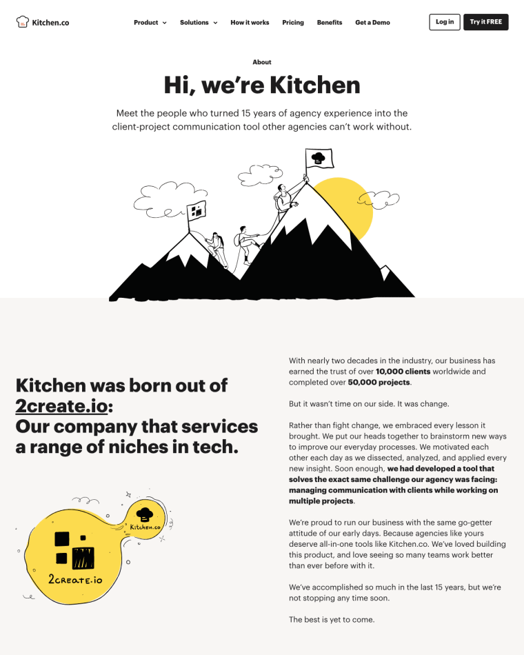 50 Best About us Page Examples For Design Inspiration - SaaS Landing Page