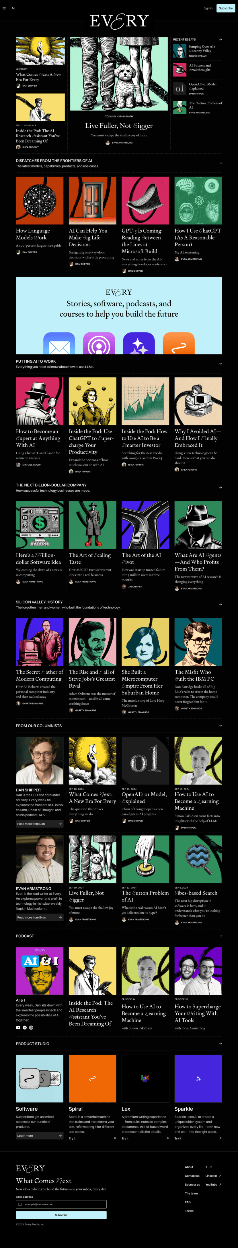 Every page - SaaS Landing Page