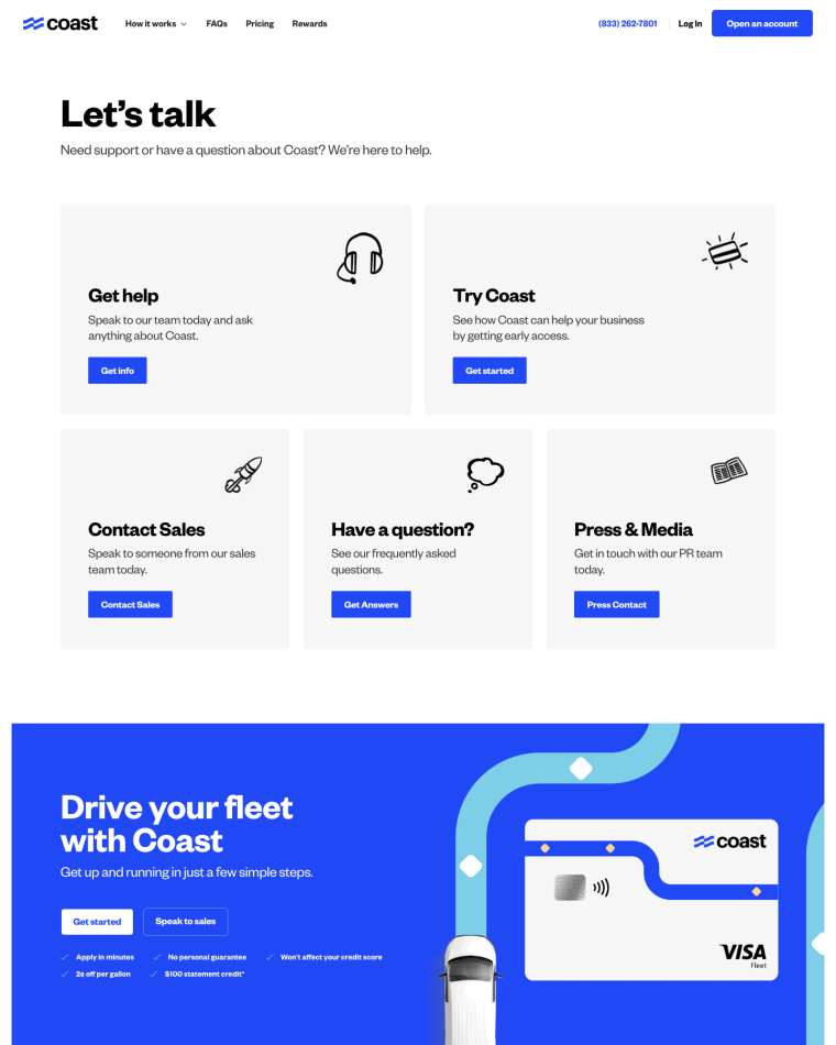 20 Best Contact us Page Examples For Design Inspiration - SaaS Landing Page
