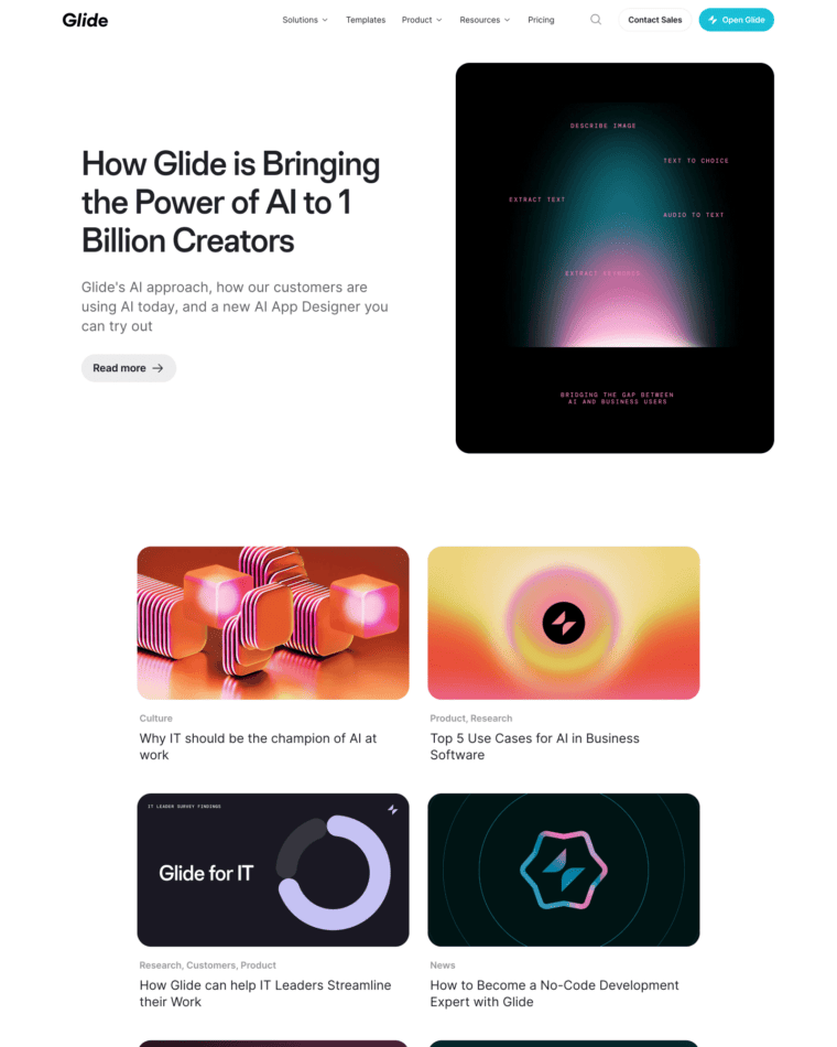 40 Best Blog Page Examples For Design Inspiration - SaaS Landing Page