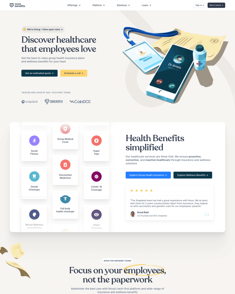 The Best Landing Page Examples For Design Inspiration - SaaS Landing Page