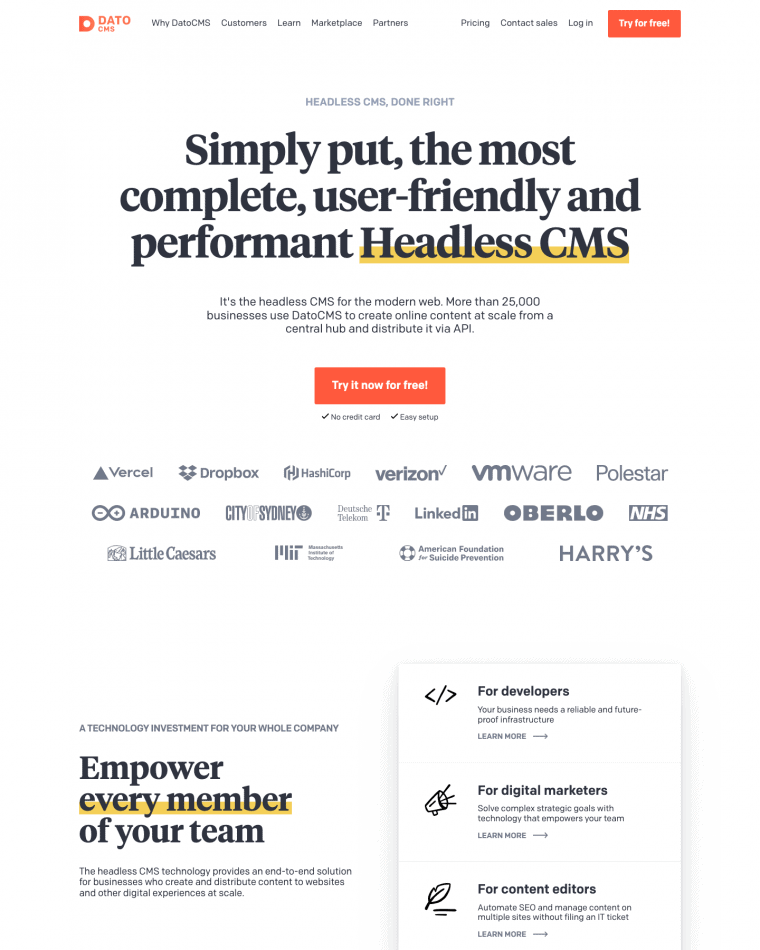 The Best Landing Page Examples For Design Inspiration - SaaS Landing Page