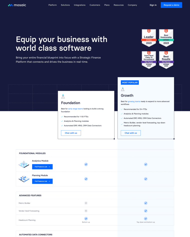 65 Best Pricing Page Examples For Design Inspiration - SaaS Landing Page