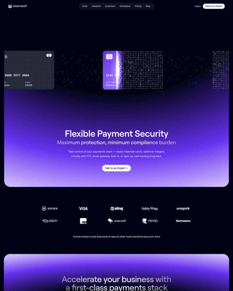 40 Best Dark Landing Page Examples For Design Inspiration - SaaS Landing Page