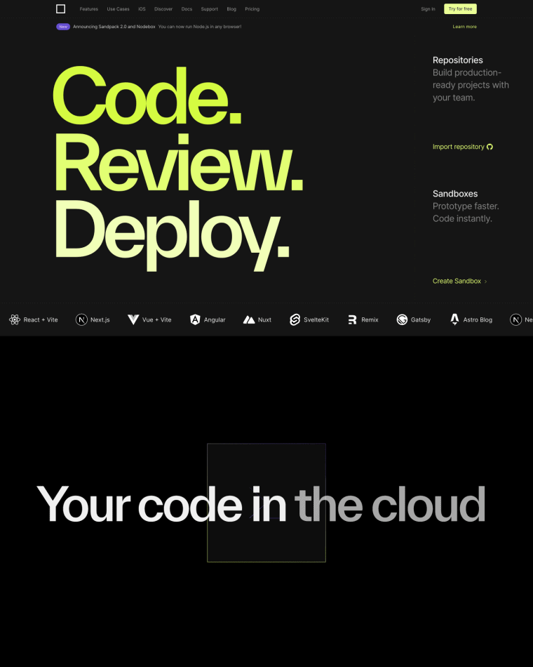 2 SaaS landing page examples using TWK Everett font - SaaS Landing Page