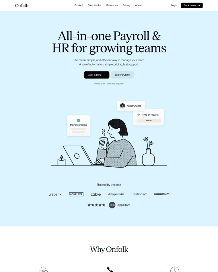 24 Best HR Landing Page Examples For Design Inspiration - SaaS Landing Page