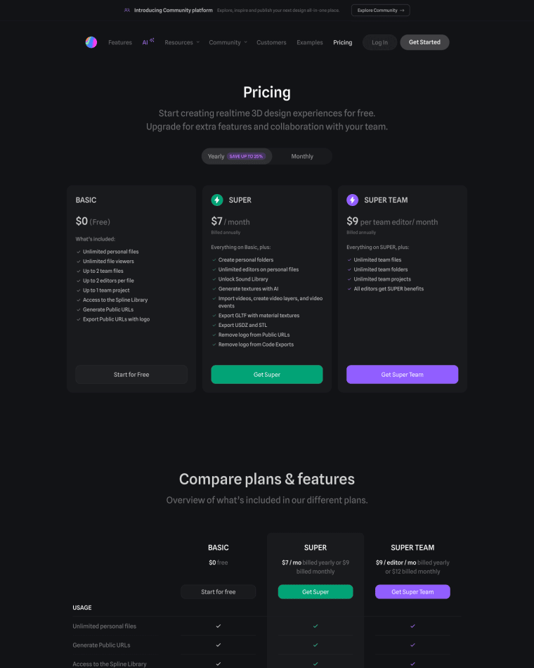 65 Best Pricing Page Examples For Design Inspiration - SaaS Landing Page