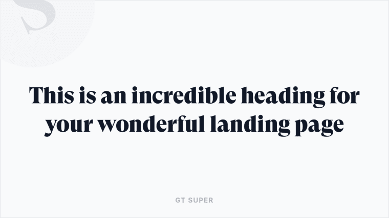 The 15 Most Popular Fonts for Landing Pages - SaaS Landing Page