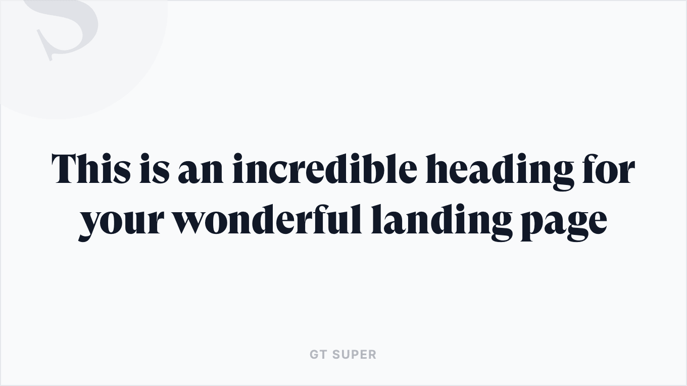 The 15 Most Popular Fonts for Landing Pages - SaaS Landing Page