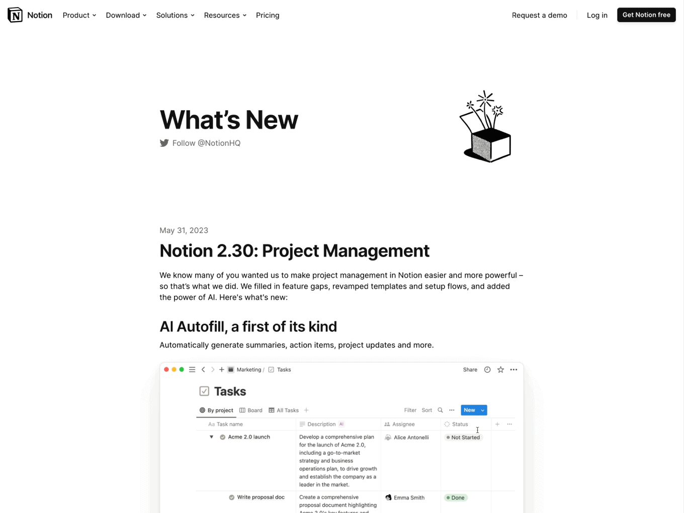 Superb Changelog Examples for Design Inspiration - SaaS Landing Page