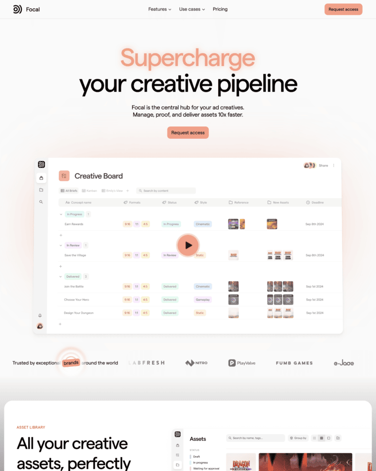 The Best Landing Page Examples For Design Inspiration - SaaS Landing Page