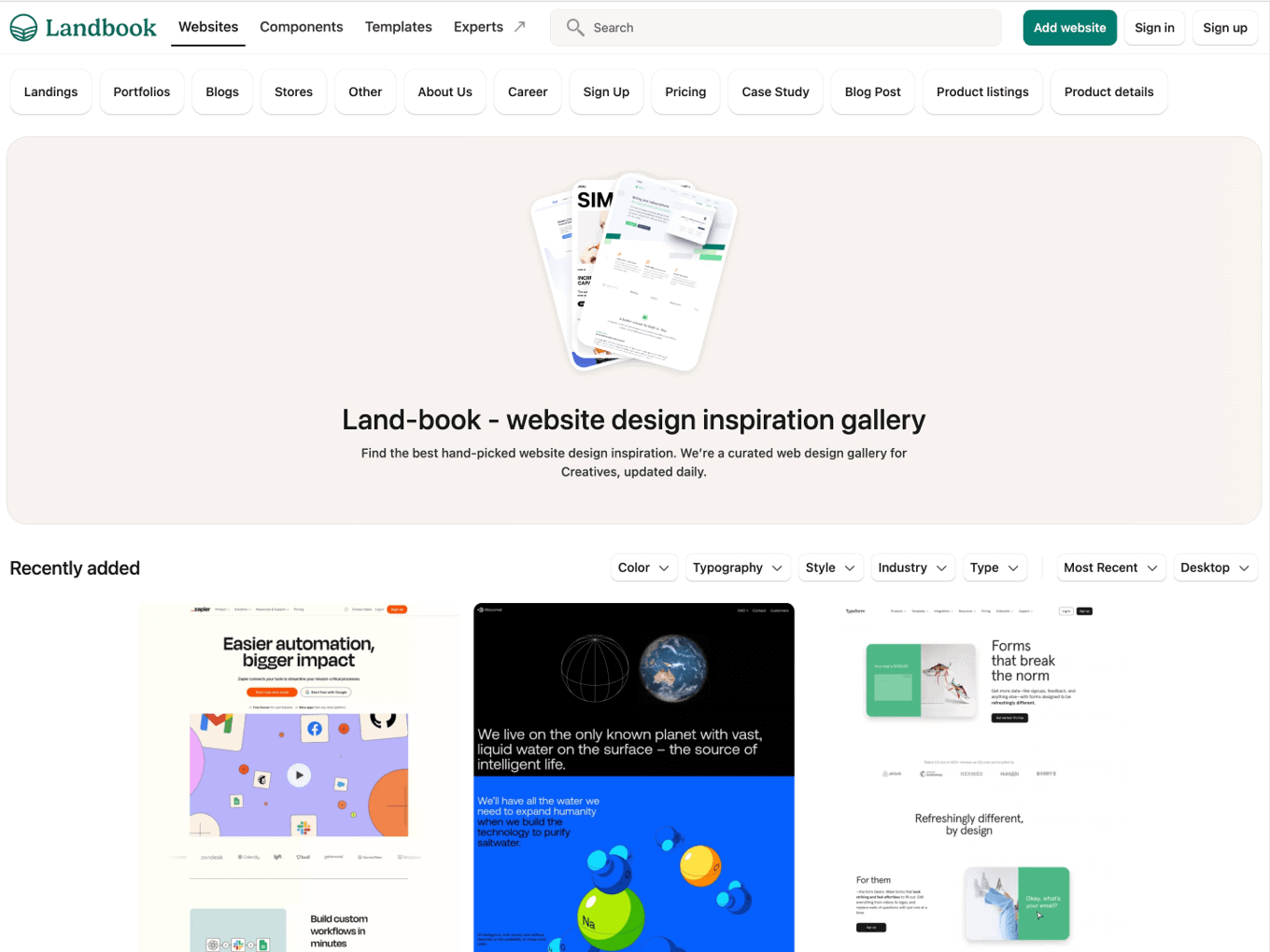 10 Inspiration Sites Every Landing Page Lover Should Bookmark - SaaS ...