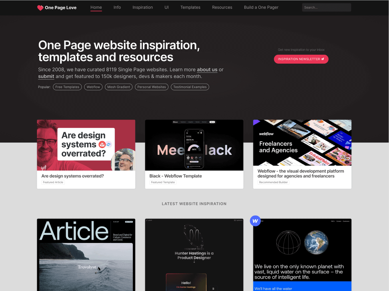 10 Inspiration Sites Every Landing Page Lover Should Bookmark - SaaS ...