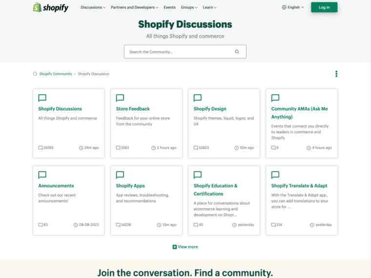 12 Great Examples of Community Forum Website Design - SaaS Landing Page