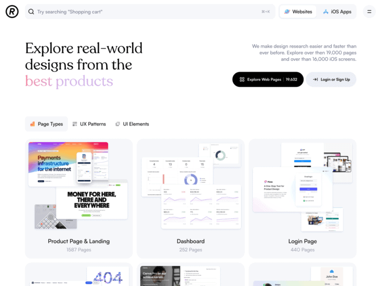 The Best Websites to Find Web App Inspiration - SaaS Landing Page