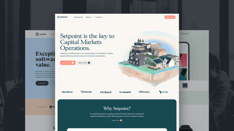 Spline AI page - SaaS Landing Page