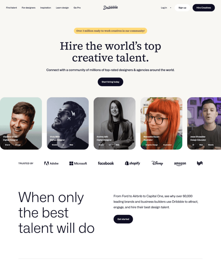 The Best Landing Page Examples For Design Inspiration - SaaS Landing Page