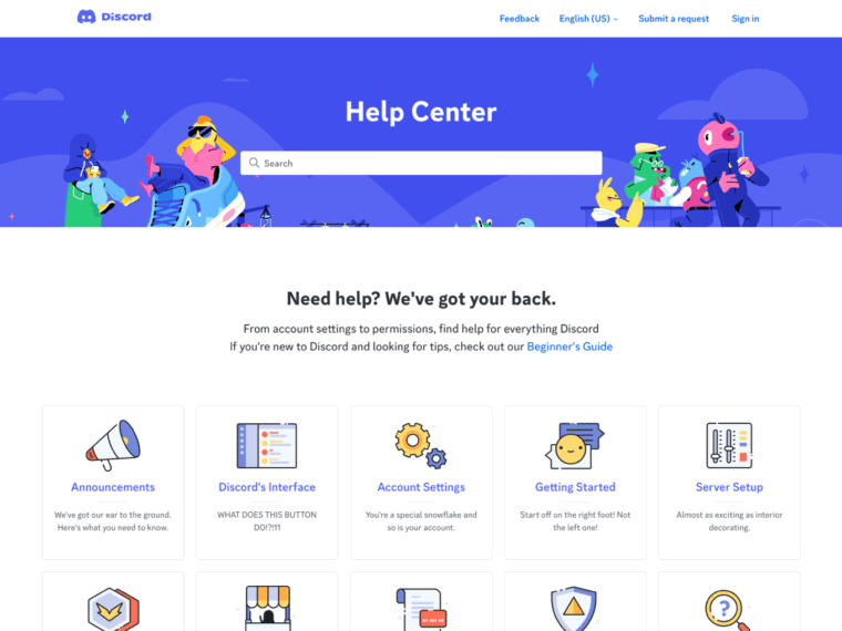 15 Beautiful Examples of Help Center & Support Pages - SaaS Landing Page