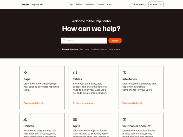 15 Beautiful Examples of Help Center & Support Pages - SaaS Landing Page