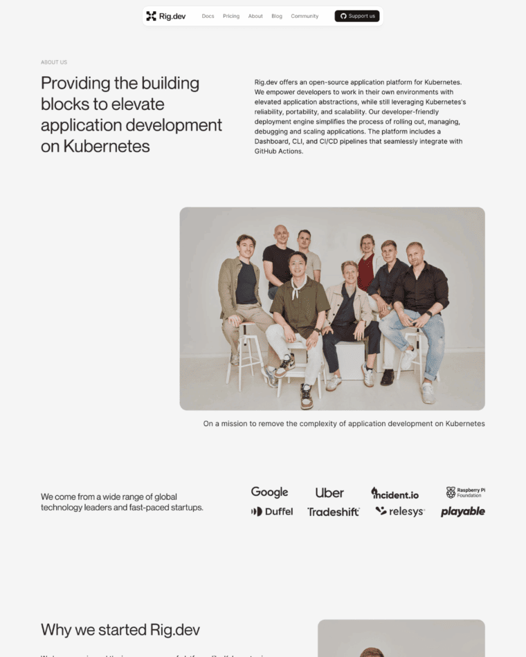 50 Best About us Page Examples For Design Inspiration - SaaS Landing Page