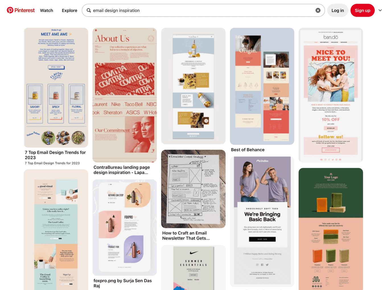 The Top 5 Websites to Find Email Design Inspiration - SaaS Landing Page