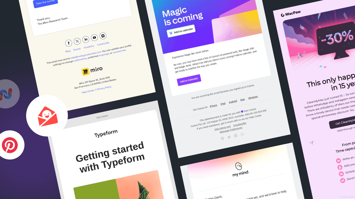 The Top 5 Websites to Find Email Design Inspiration - SaaS Landing Page