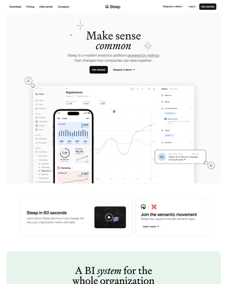 The Best Landing Page Examples For Design Inspiration - SaaS Landing Page