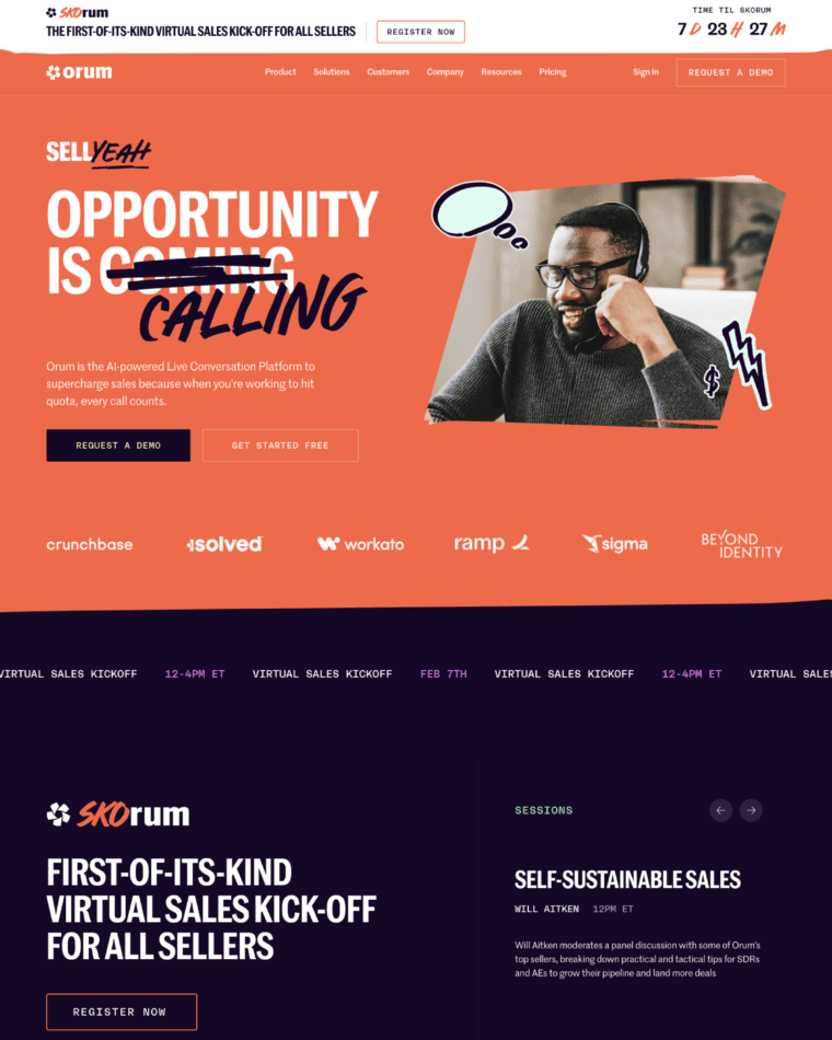 The Best Landing Page Examples For Design Inspiration - SaaS Landing Page