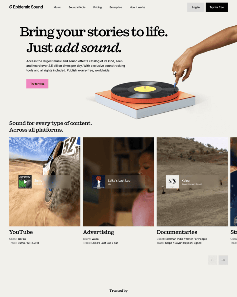 The Best Landing Page Examples For Design Inspiration - SaaS Landing Page
