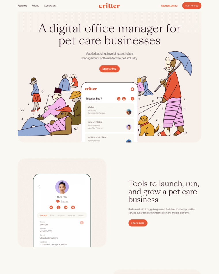The Best Landing Page Examples For Design Inspiration - SaaS Landing Page
