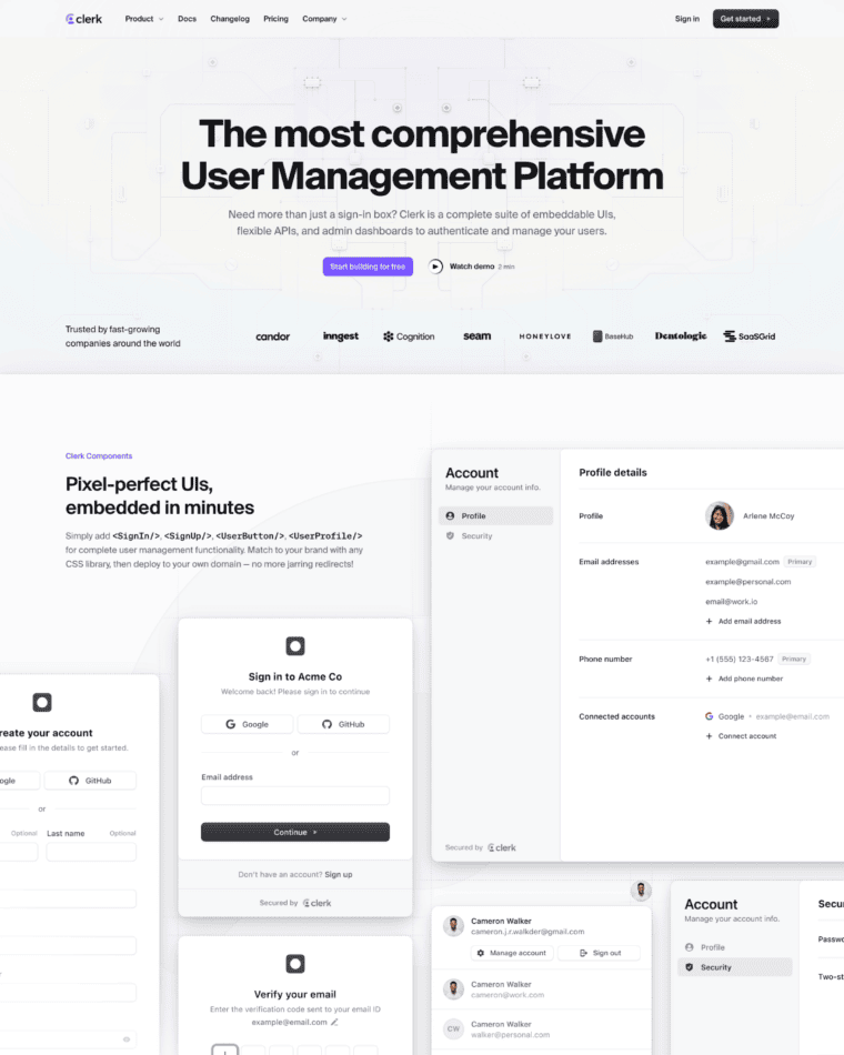The Best Landing Page Examples For Design Inspiration - SaaS Landing Page
