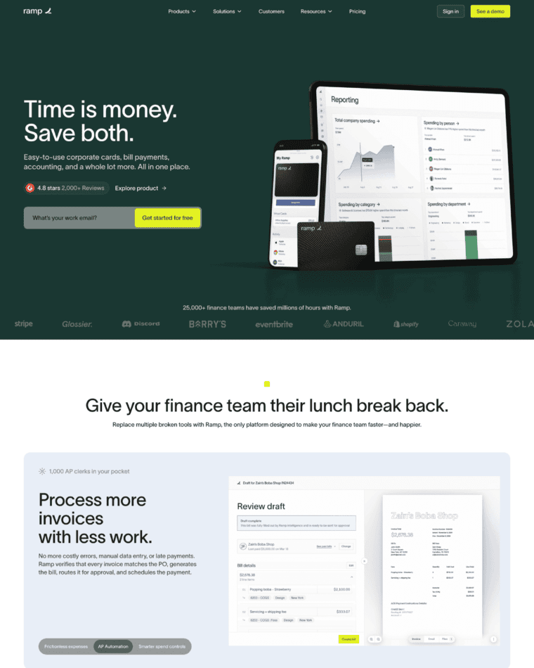 68 SaaS Landing Page Examples Built With GSAP - SaaS Landing Page
