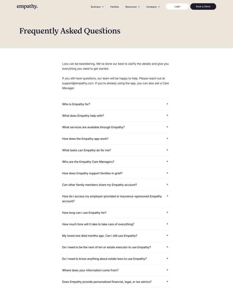 25 Best FAQ Page Examples For Design Inspiration - SaaS Landing Page