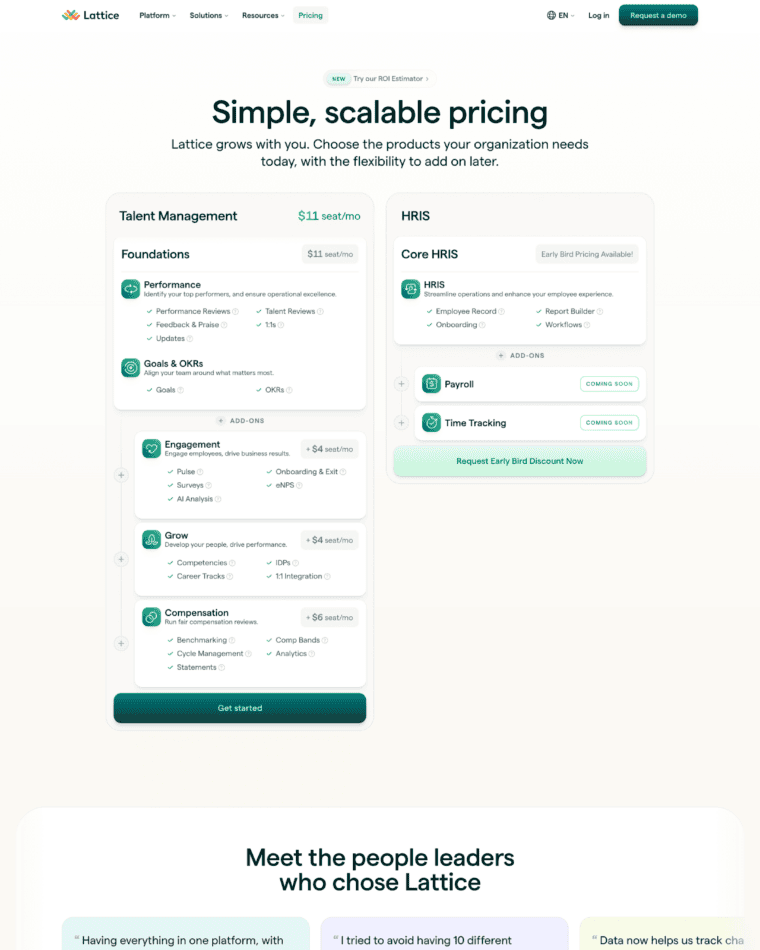 65 Best Pricing Page Examples For Design Inspiration - SaaS Landing Page