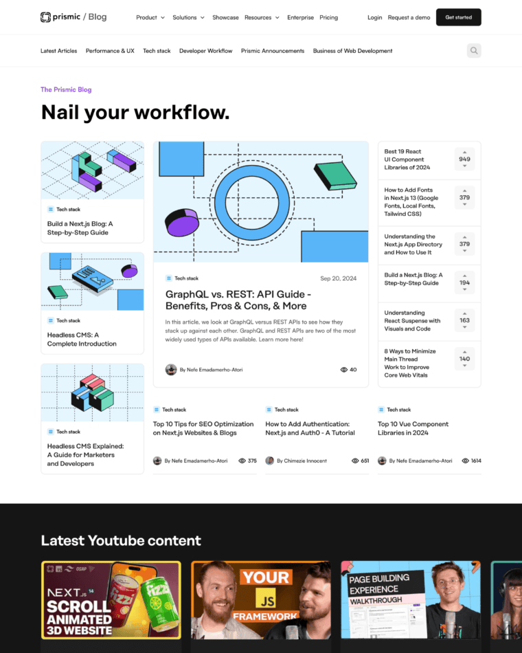 40 Best Blog Page Examples For Design Inspiration - SaaS Landing Page