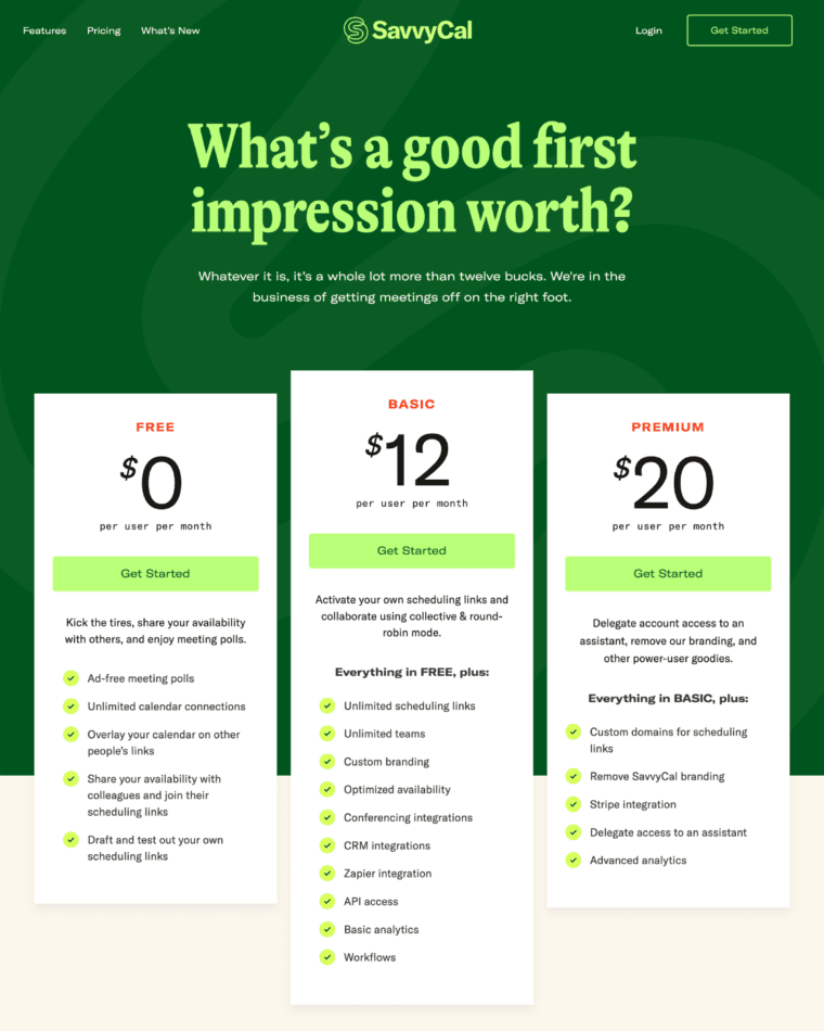 65 Best Pricing Page Examples For Design Inspiration - SaaS Landing Page