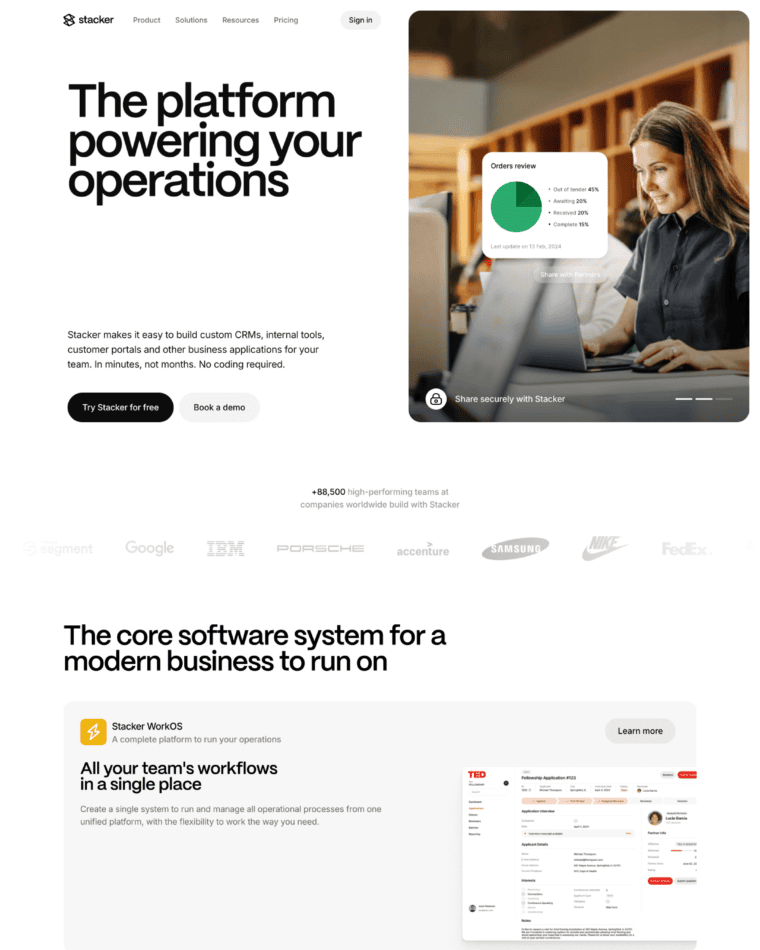 The Best Landing Page Examples For Design Inspiration - SaaS Landing Page