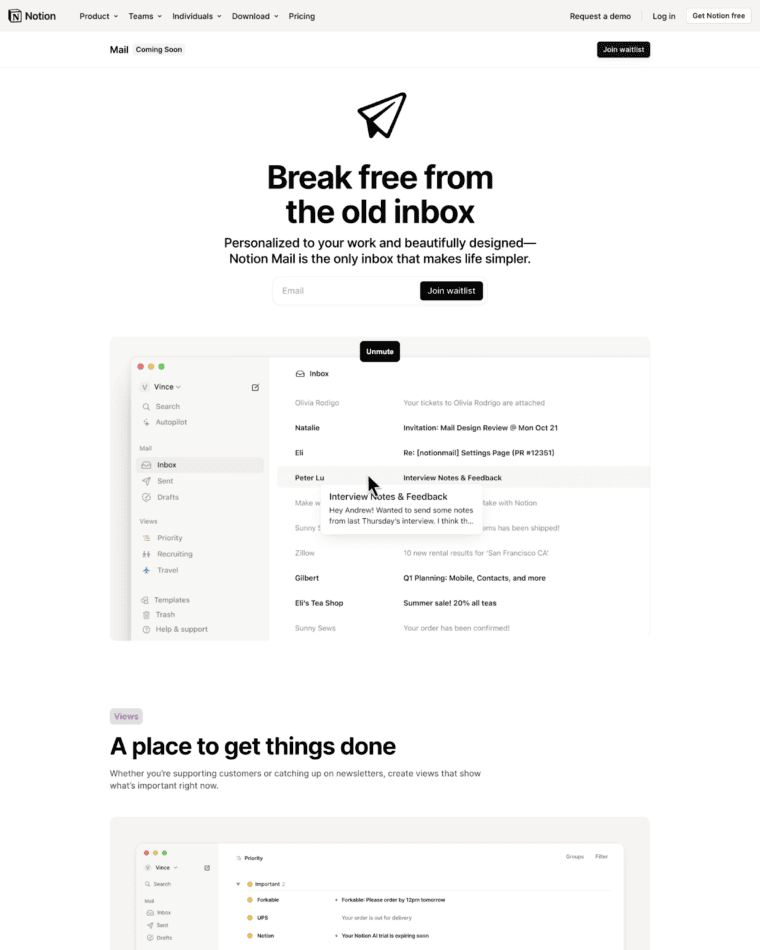 The Best Landing Page Examples For Design Inspiration - SaaS Landing Page