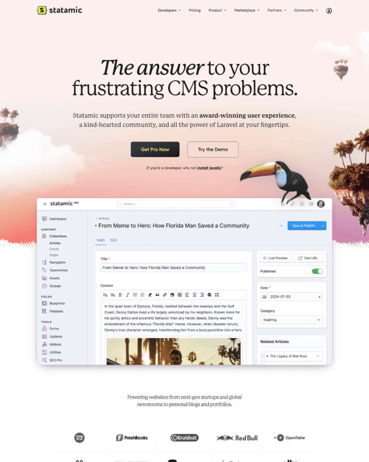 The Best Landing Page Examples For Design Inspiration - SaaS Landing Page