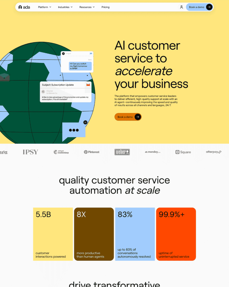 68 SaaS Landing Page Examples Built With GSAP - SaaS Landing Page